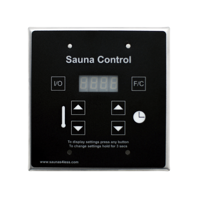 Nootka Saunas - 8ft Sauna | electric | Black High Performance Metal ...