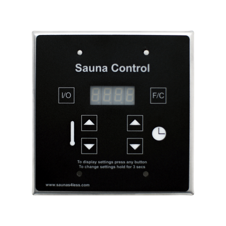 Nootka Saunas - 8ft Sauna | electric | Black High Performance Metal ...