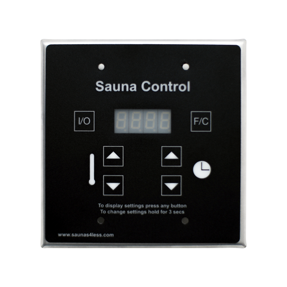 Nootka Saunas - 8ft Sauna | electric | Black High Performance Metal ...